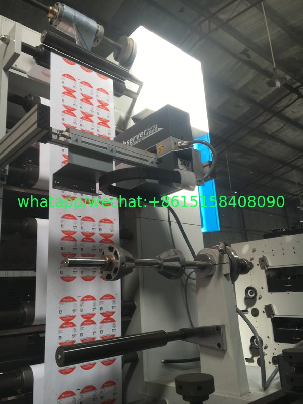 Paper Cup Roll Printing Machine / hot cup RY-850B Surface Label Flexo Printing Machine RY-320/480-5C-B