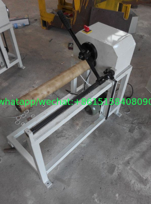LC-500 manual load plastic and paper core cutting machine core cutter paper tuber cutter