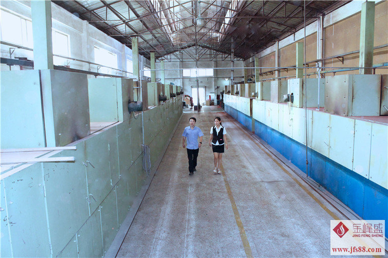 Shenzhen Jinfengsheng Flocking Products Co., Ltd. ligne de production du fabricant