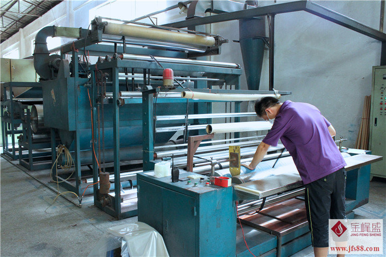 Shenzhen Jinfengsheng Flocking Products Co., Ltd. ligne de production du fabricant