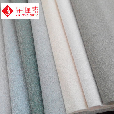 Soft Non Woven Velvet Flock Fabric , Claimond Veins Flocked Upholstery Fabric