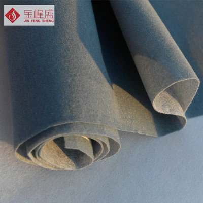 Tricot Satin Polyester Non Woven Fabric , Flock Velvet Jewelry Box Liner Fabric