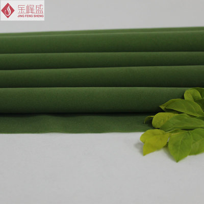TC / Nylon / Polyester Flocked Fabric Plain Velvet for Pouches Material