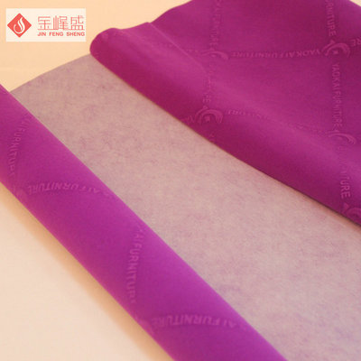 Short Pile Soft Flocked Upholstery Fabric , Printed Woven Flocking Velvet Fabrics