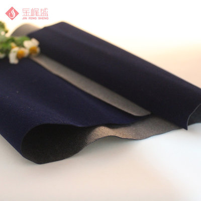 Paper Base Nylon Flocked Velvet Fabric For Glasses Box , Luxury Velvet Upholstery Fabric