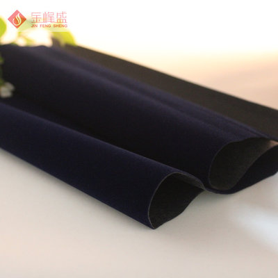 Paper Base Nylon Flocked Velvet Fabric For Glasses Box , Luxury Velvet Upholstery Fabric