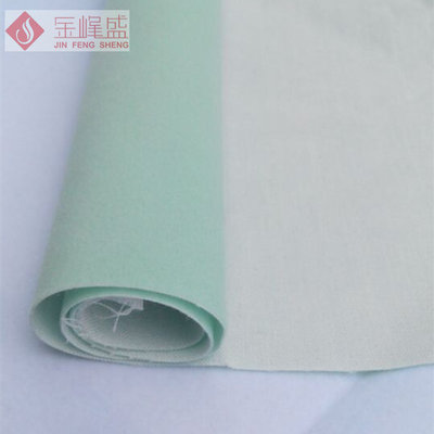 Cotton Backing Flocking Fabric ,  Light Blue Contemporary Upholstery Fabric
