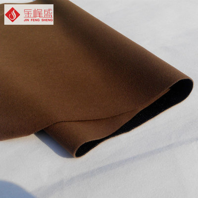 Pouch Knitting Velvet Flock Fabric With Long Pile Powder Fabric Tear-Resistant