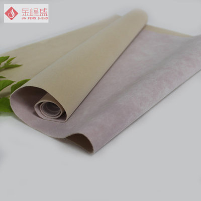 Polyester Paper Base Jewelry Box Liner Fabric Flocking Velvet 150 - 200GSM