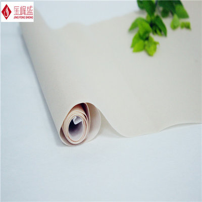 57" / 58" Width Beige Gift Box Lining Cotton Flock Velvet Fabric Eco-friendly Antifouling