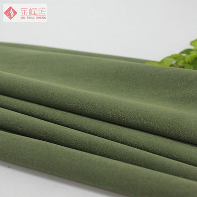 Green Velvet Flocked Upholstery Fabric Kintted Cotton For Luxury Box