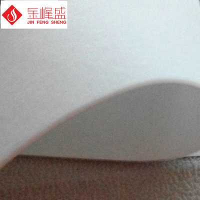 White Custom Flocked Velvet Fabric , Plain Knitted Polyester Velvet Upholstery Fabric