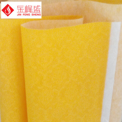 Long Velvet Arts and Crafts Fabric , Flock Knitted Fabric for Furniture / Craft