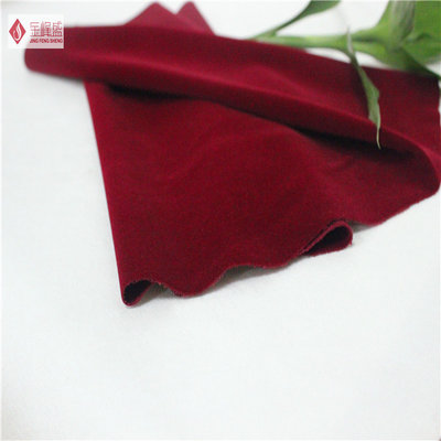 Nylon Jewelry Box Liner Fabric , Cotton Base Flocking Fabric for Upholstery