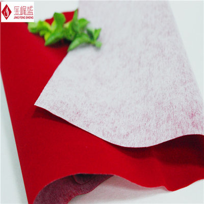 Colorful Spunlace Flocked Fabric For Gift Box Decoration Comfortable 