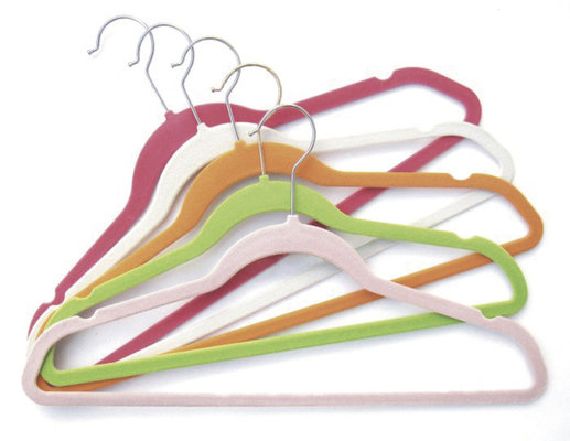 Trousers / Jacket 300mm Kids Velvet Hangers Green / Pink / Blue