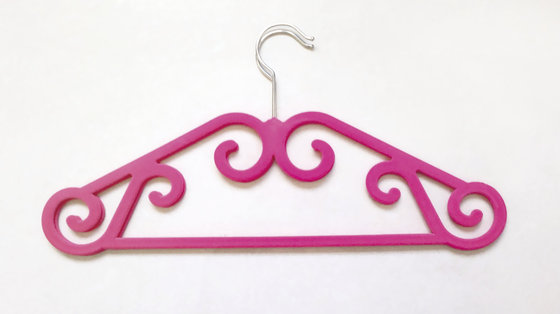 Beautiful Sweater / Jacket Flocked Clothes Hangers Velvet Childrens Hangers