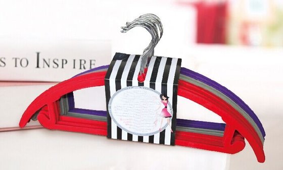 High End Huggable Non Slip Velvet Flocked Hangers For Casual Clothing