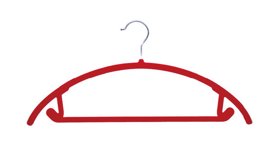 High End Huggable Non Slip Velvet Flocked Hangers For Casual Clothing