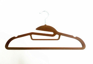 Personalised Skirt / Scarf / Cedar Coat Velvet Flocked Hangers