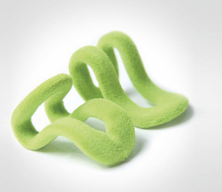 Huggable Space Saving Velvet Hooks Non Slip Coathangers Green / Brown