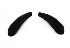 High End Black Velvet Shoulder Pad Velvet Hooks 150*45*40mm