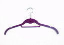 Beautiful Purple Velvet Shirt Hangers Sweater / Jacket / Suit Coat Hangers