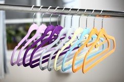 Modern Skirt / Dress / Plant Kids Velvet Hangers Space Saver Clothes Hangers