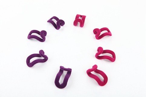 Colorful Space Saving Velvet Hooks Velvet Non Slip Hangers For Home