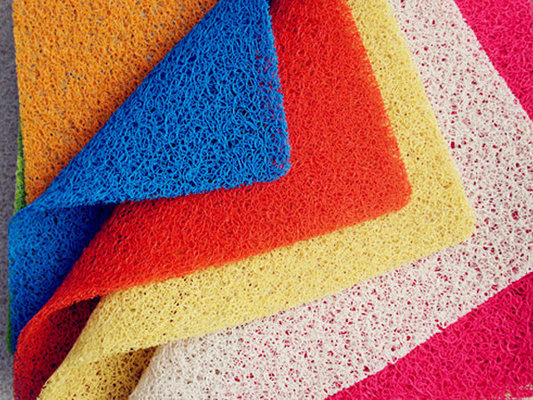 PVC Cushion Coil Mat Pvc Looped Floor Mat anti-slip wet areas dirt stop door mat