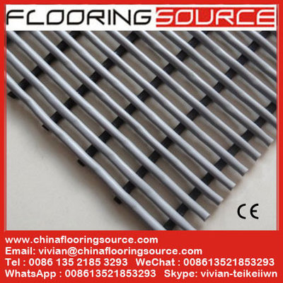 PVC Tubular Mat Plastic Tubes Design for Wet Area Swimming Pool Bathroom Changing room