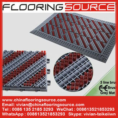 Outdoor Heavy Duty Scraper Floor Mats Brush Mat Stop Dirt Drain Water Logo Mat