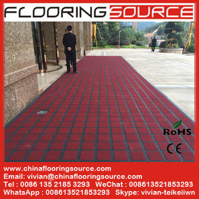 Outdoor Building Entrance Flooring Interlocking Tile Carpet Scraper Matting Heavy Duty Entrance Matting