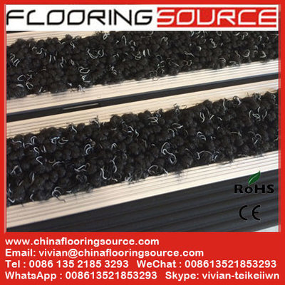 Heavy Duty Aluminum Floor Mat high traffic entrance matting aluminum extrusion aluminum rail material carpet infill