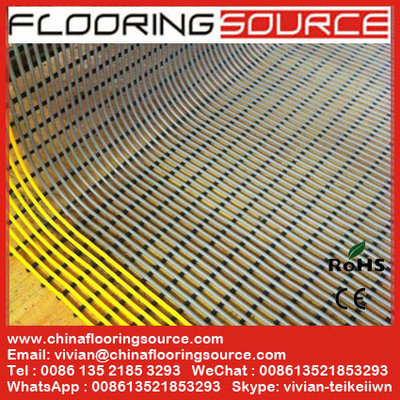 Non slip floor mat surround swimming pool PVC tubes open grids self draining water wet areas anti-fatigue barefoot mat