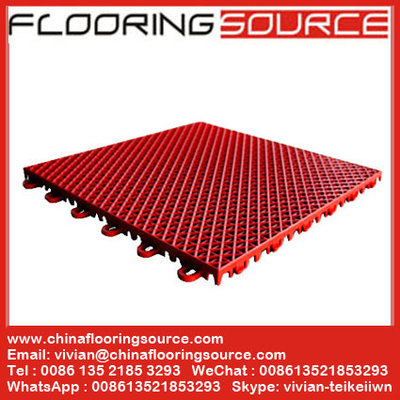 PP Interlock Tile Sports Flooring basketball court flooring table tennis court flooring