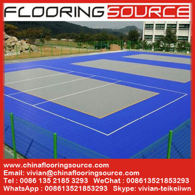 PP Interlock Tile Sports Flooring basketball court flooring table tennis court flooring