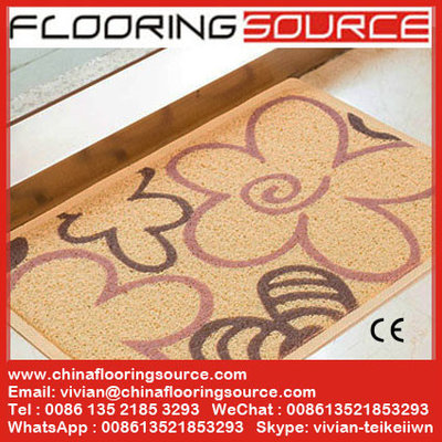 PVC Cushion Coil Printed Mat Logo Mat PVC Cushion Door Mat Welcome Mat