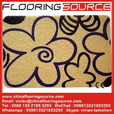 PVC Cushion Coil Printed Mat Logo Mat PVC Cushion Door Mat Welcome Mat