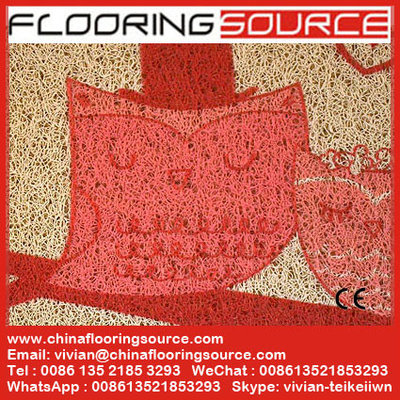 PVC Cushion Coil Printed Mat Logo Mat PVC Cushion Door Mat Welcome Mat