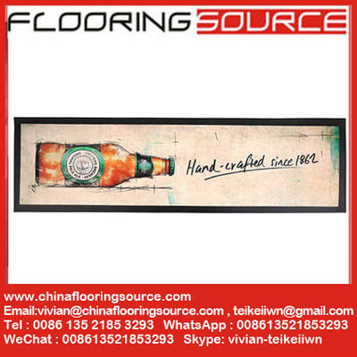 Nitrile Rubber Backing Bar Mat for Beer and Drink Promotion Logo Custom Rubber Bar Mat, custom pvc bar mat,beer mat