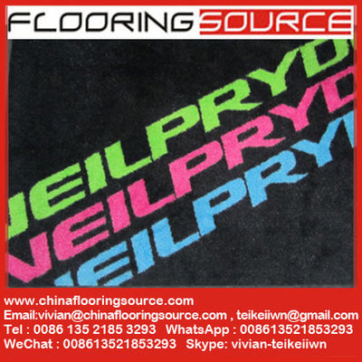 Personalized Printed Nylon Logo Mat Commercial Entrance Mat Nylon Fibre Rubber Backing Customized Sizes Printed Logo