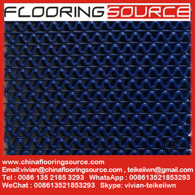 PVC S Grip heavy duty floor matting rolls drainage and slip resistance for wet areas