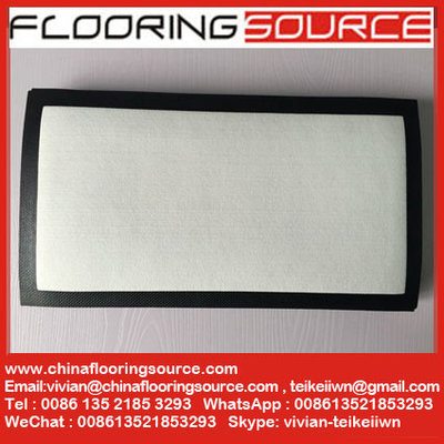 Bar Runners Bar Mats nitrile rubber base white polyester felt printable top for Dye Sublimation Heat Transfer