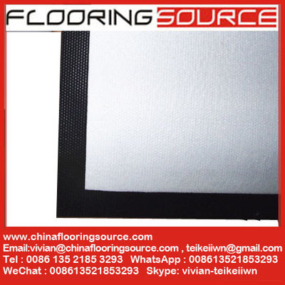 Rubber Bar Runner nitrile rubber base polyester top white blank for Sublimation Printing