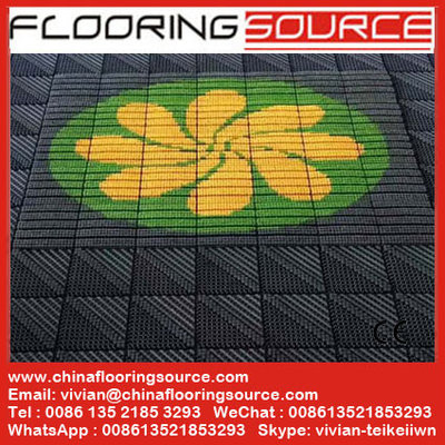 Heavy duty entrance logo mat EVA base nylon brush sweep dirt scrape snow drain rain water