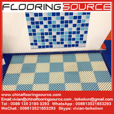 Wet Area Matting Tiles Interlock pvc tiles keep wet areas clean and safe