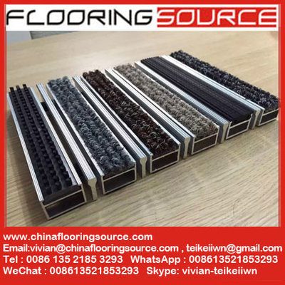 Heavy Duty Aluminum Frame Floor Matting School Entrance Carpet Hotel Carpet Shopping Mall Entrance Matting Logo Mats