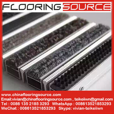 Heavy Duty Aluminum Frame Floor Matting School Entrance Carpet Hotel Carpet Shopping Mall Entrance Matting Logo Mats