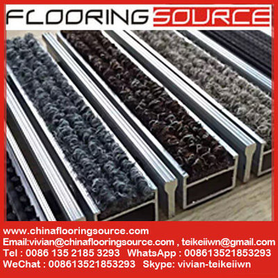Heavy Duty Aluminum Frame Floor Matting School Entrance Carpet Hotel Carpet Shopping Mall Entrance Matting Logo Mats